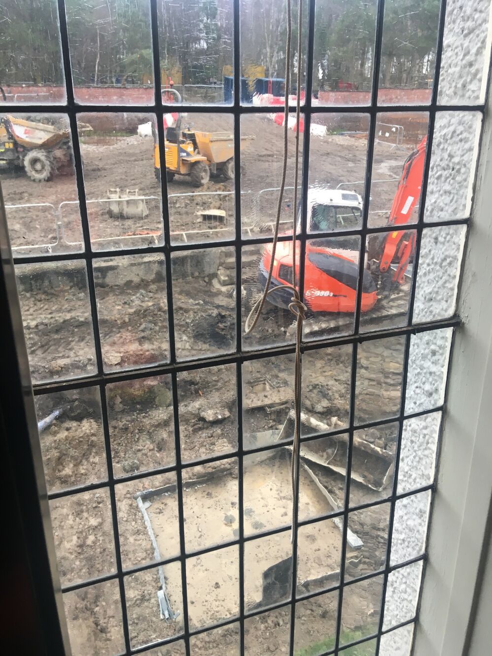 Work begins to build the Hill House Box | National Trust for Scotland