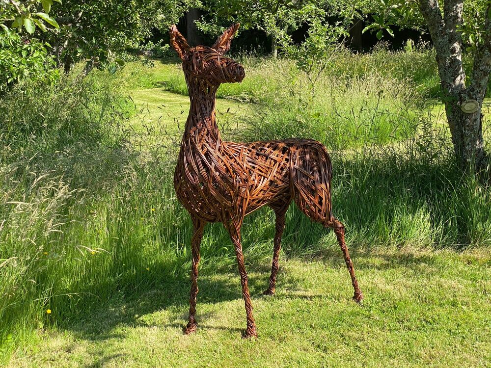 Animal willow sculptures on display at… | National Trust for Scotland