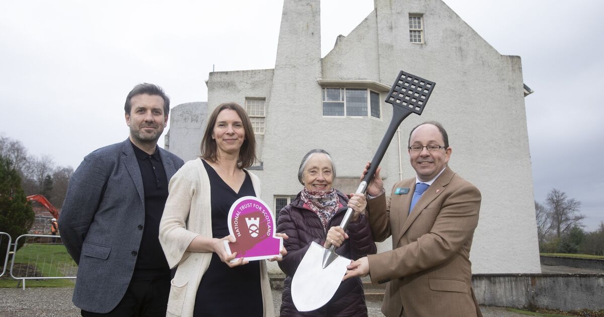 Box build begins at Hill House | National Trust for Scotland