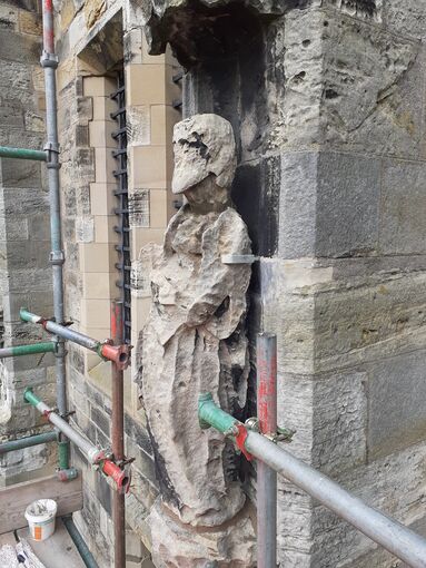 Conserving 500-year-old statues at… | National Trust for Scotland