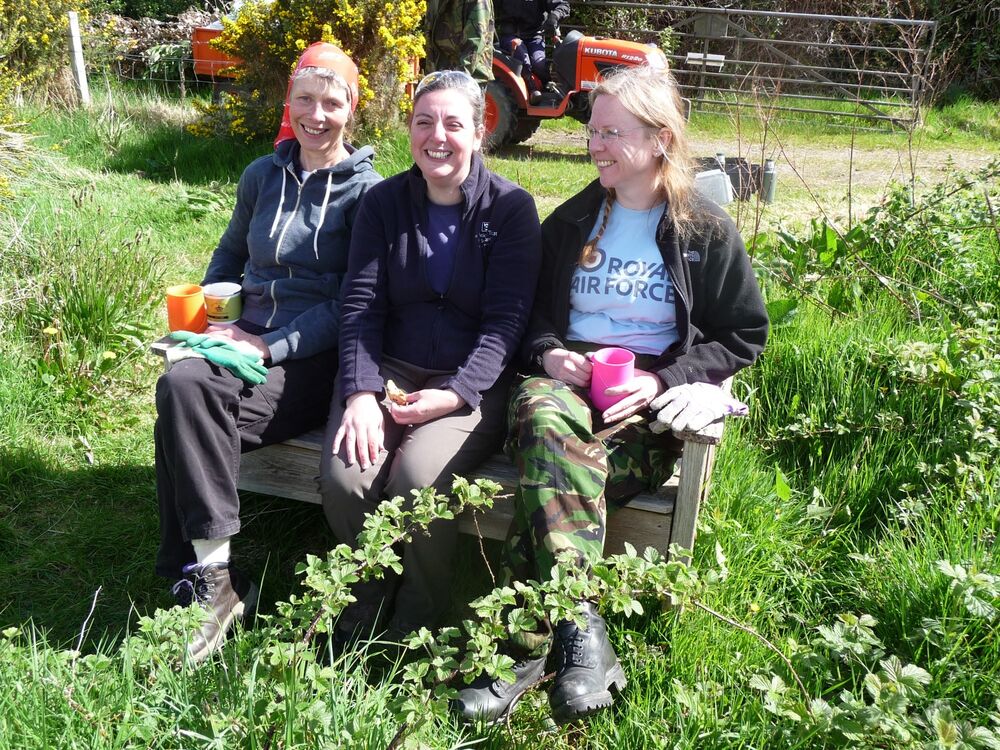 Conservation volunteers protecting… | National Trust for Scotland