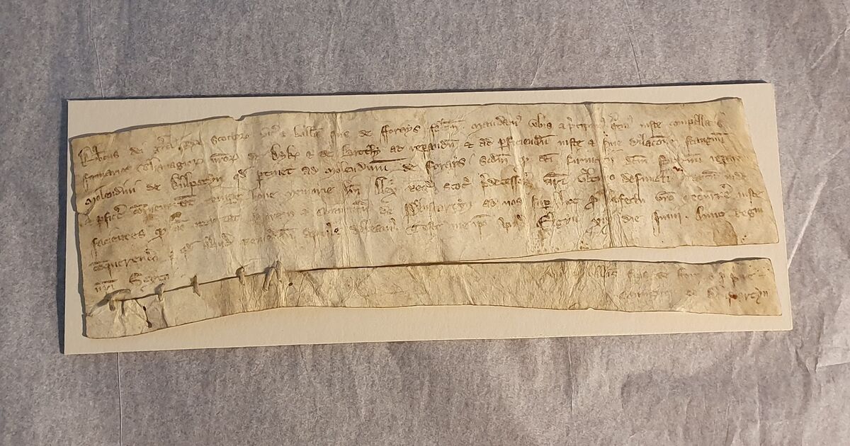 700-year-old Robert the Bruce letter on… | National Trust for Scotland
